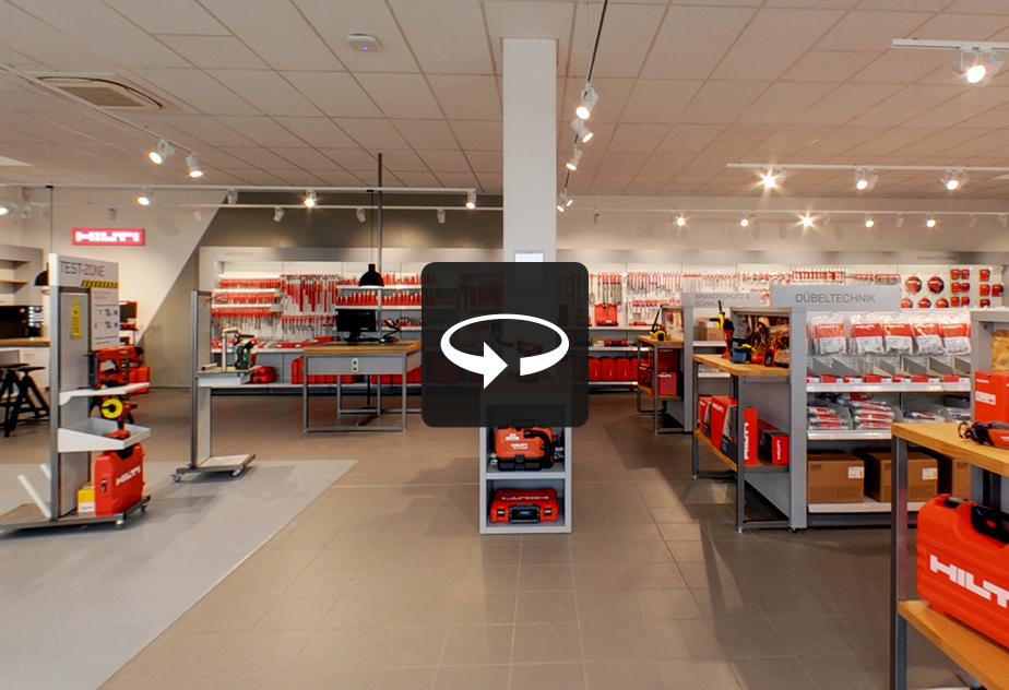Hilti Store Gersthofen - 360-Innenansicht