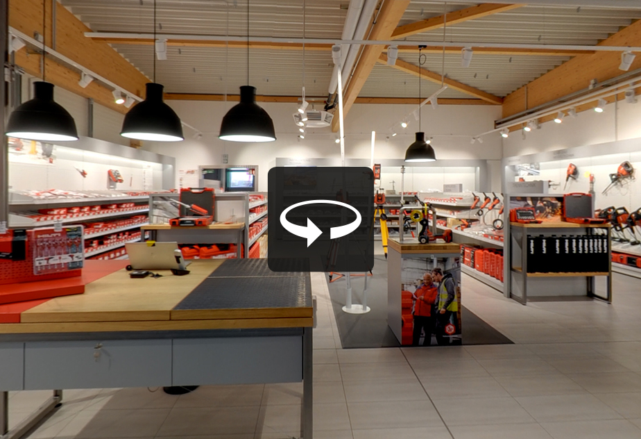 Hilti Store Cham - 360-Innenansicht