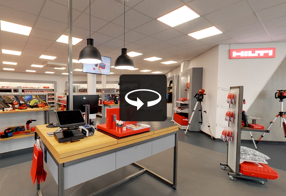 Hilti Store Essen - 360-Innenansicht