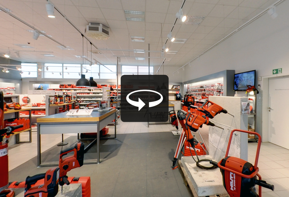 Hilti Store Frankfurt-Main - 360-Innenansicht