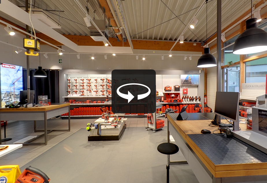 Hilti Store Ravensburg - 360-Innenansicht