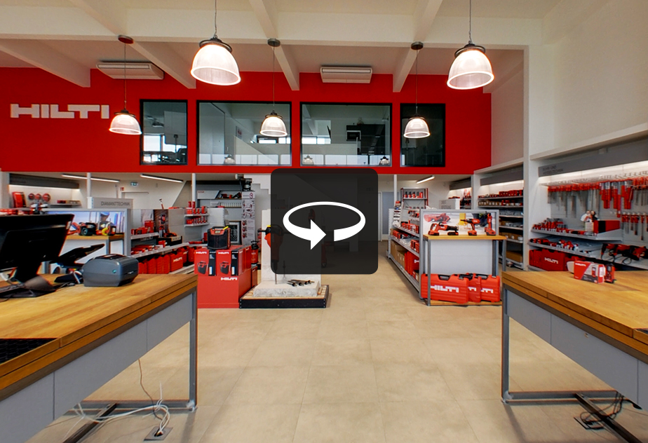 Hilti Store Rosenheim - 360-Innenansicht